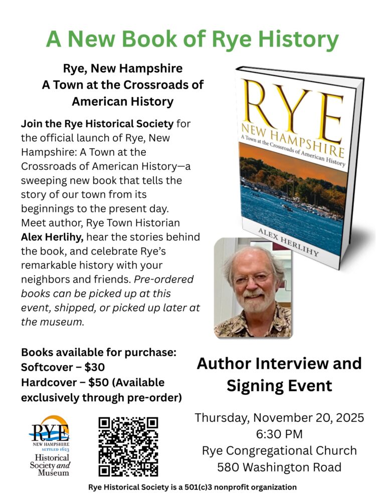 My new book on the history of Rye – Rye History Rocks